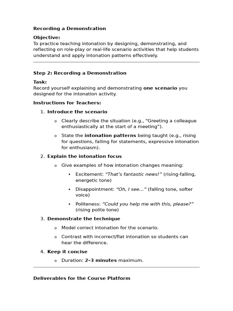 Recording A Demonstration | PDF | Cognitive Science | Human Communication