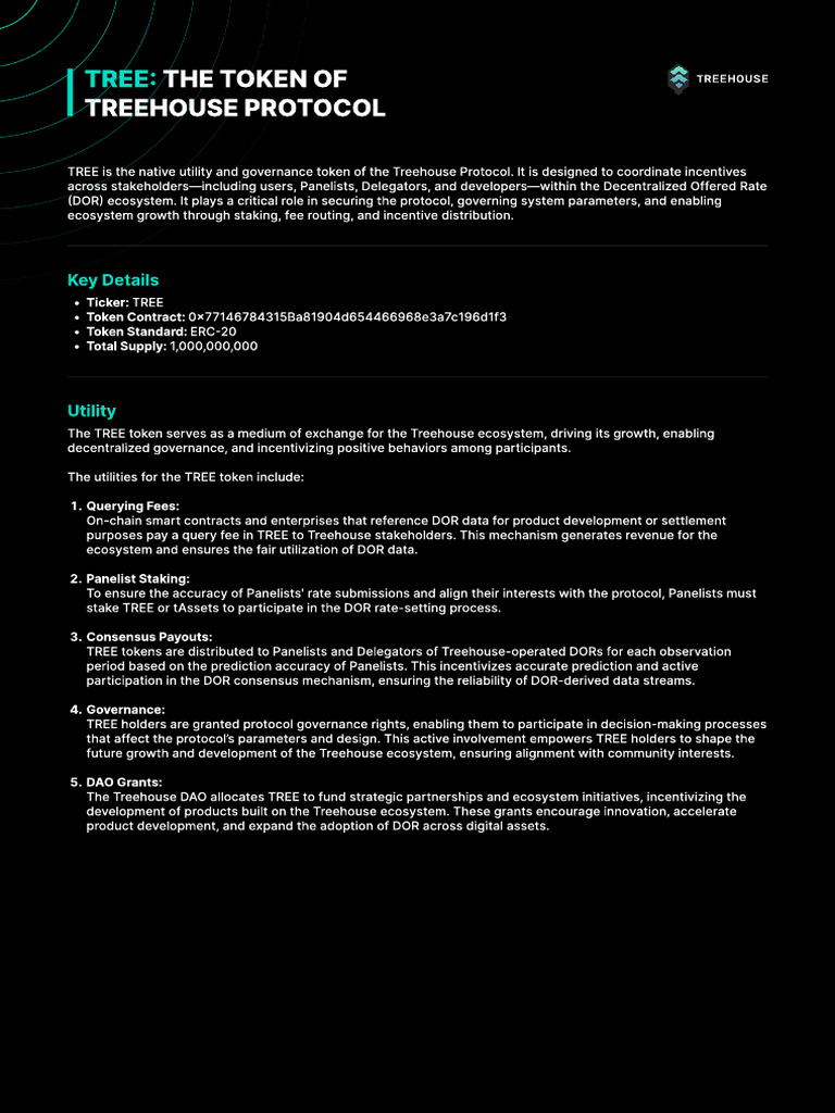 TREE-The Token of Treehouse | PDF