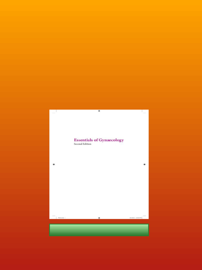 Essentials of Gynaecology 2nd Edition Lakshmi Seshadri New Release 2025 | PDF | Reproductive ...