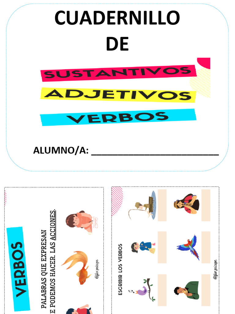 Cuadernillo Sust-Adj-Verb | PDF