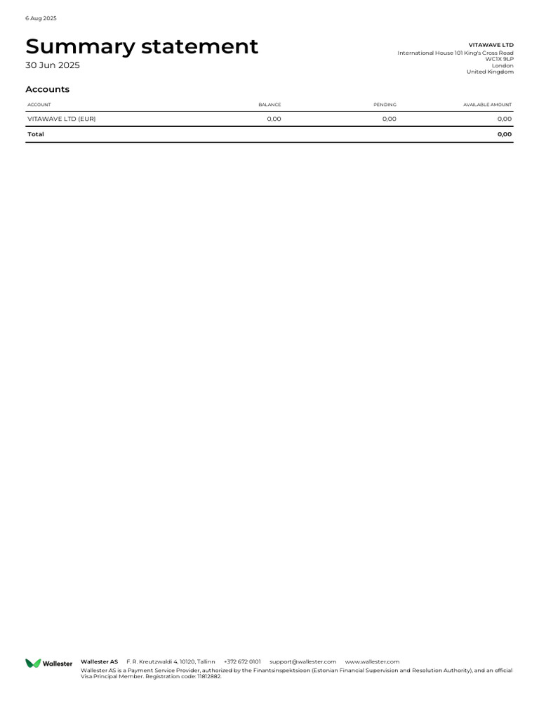 Summary Statement 2025-06-30 (2) | PDF