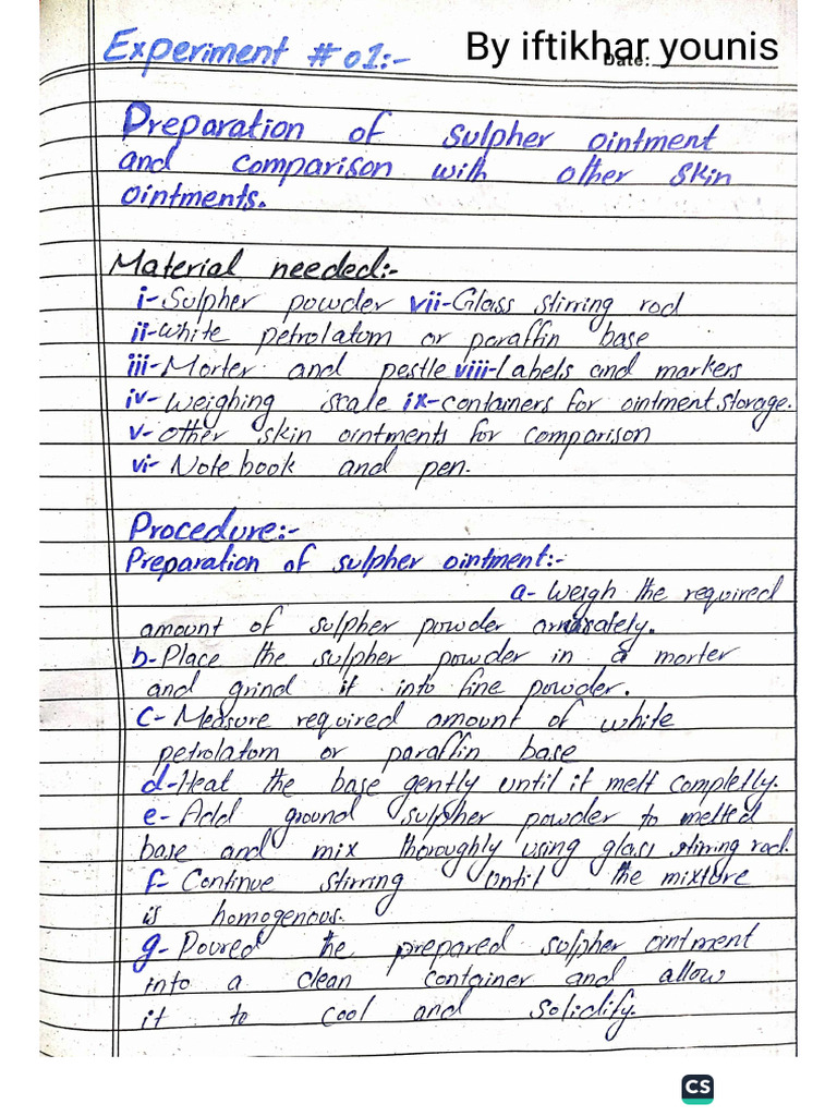 Practical Dispensing II 2nd Year by Iftikhar Younis | PDF