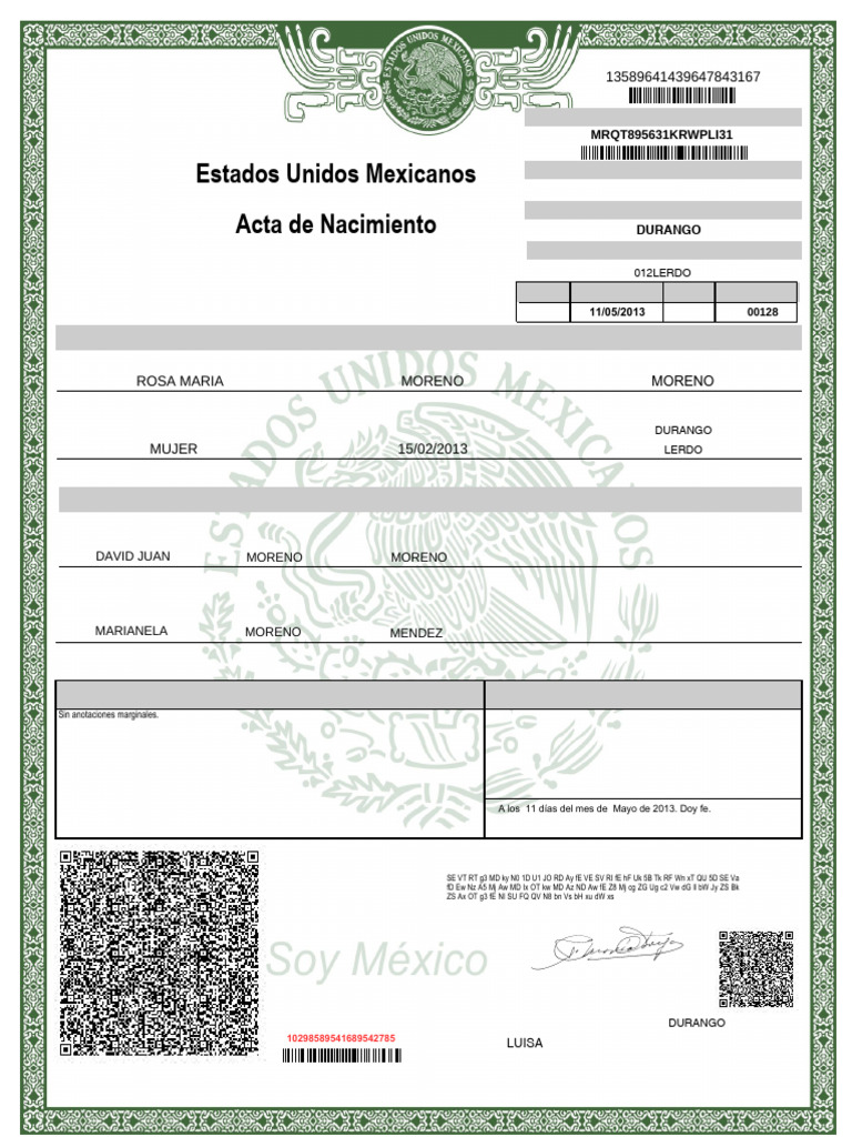 Act A More Nooo Tres | PDF | Autenticación | Documentos legales