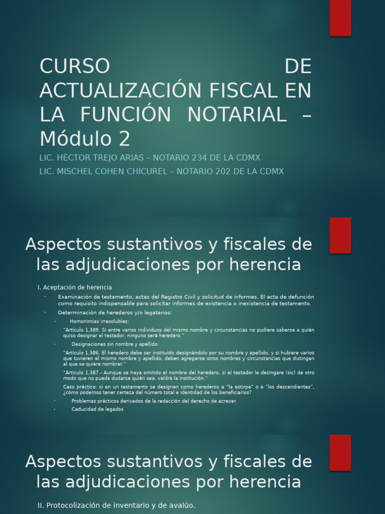 Presentación Curso EIDJ 2023 Hétor Trejo. Lic. Mischel Cohen | PDF ...