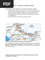Class 9 Geography Chapter 2 Notes - Physical Features of India Free PDF ...