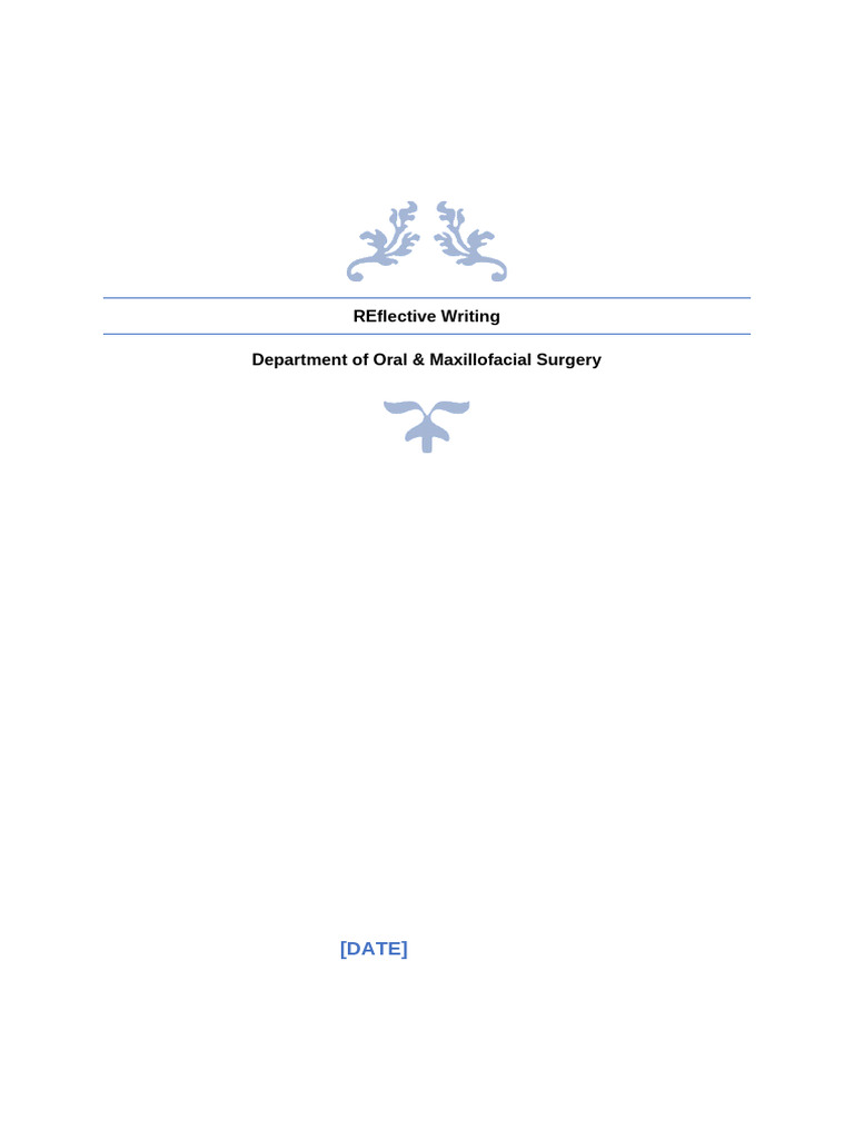 Nurse Reflective Essay Template | PDF