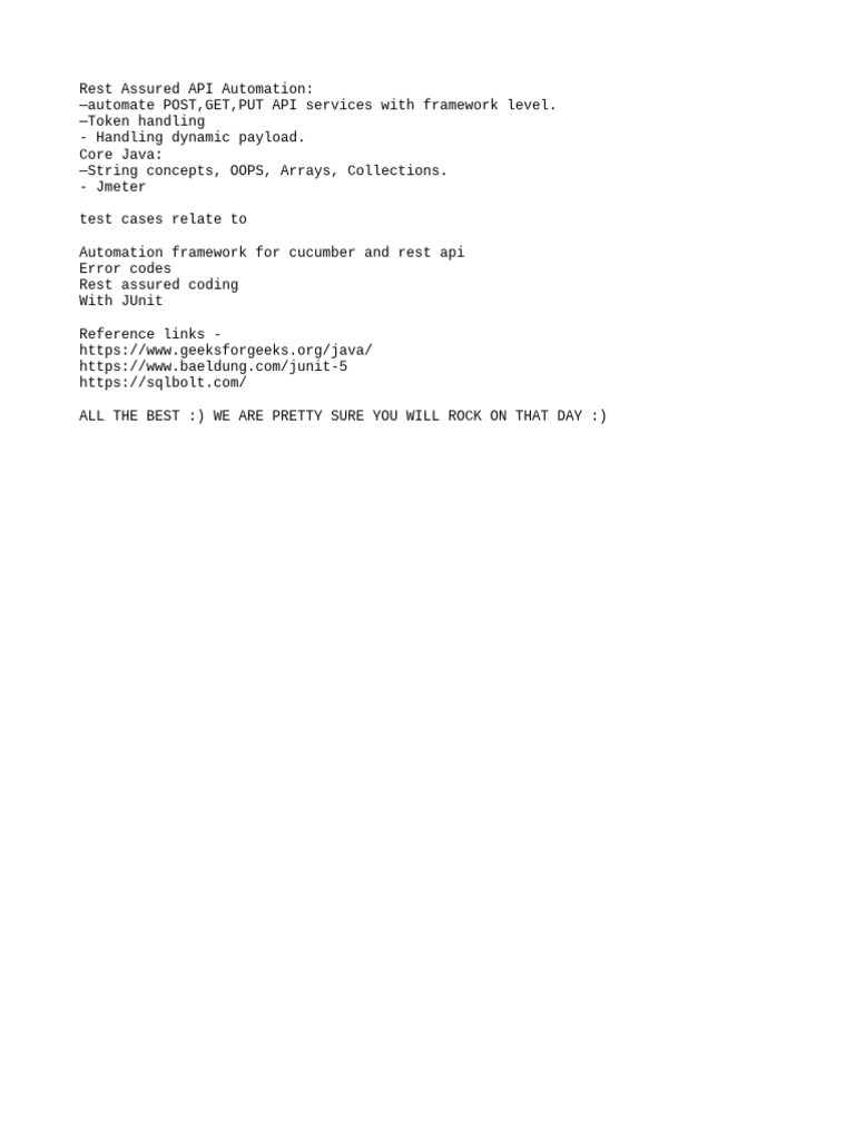 Java SDET Insights | PDF