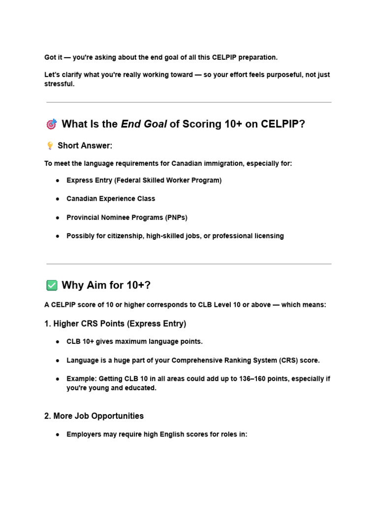 End Goal | PDF