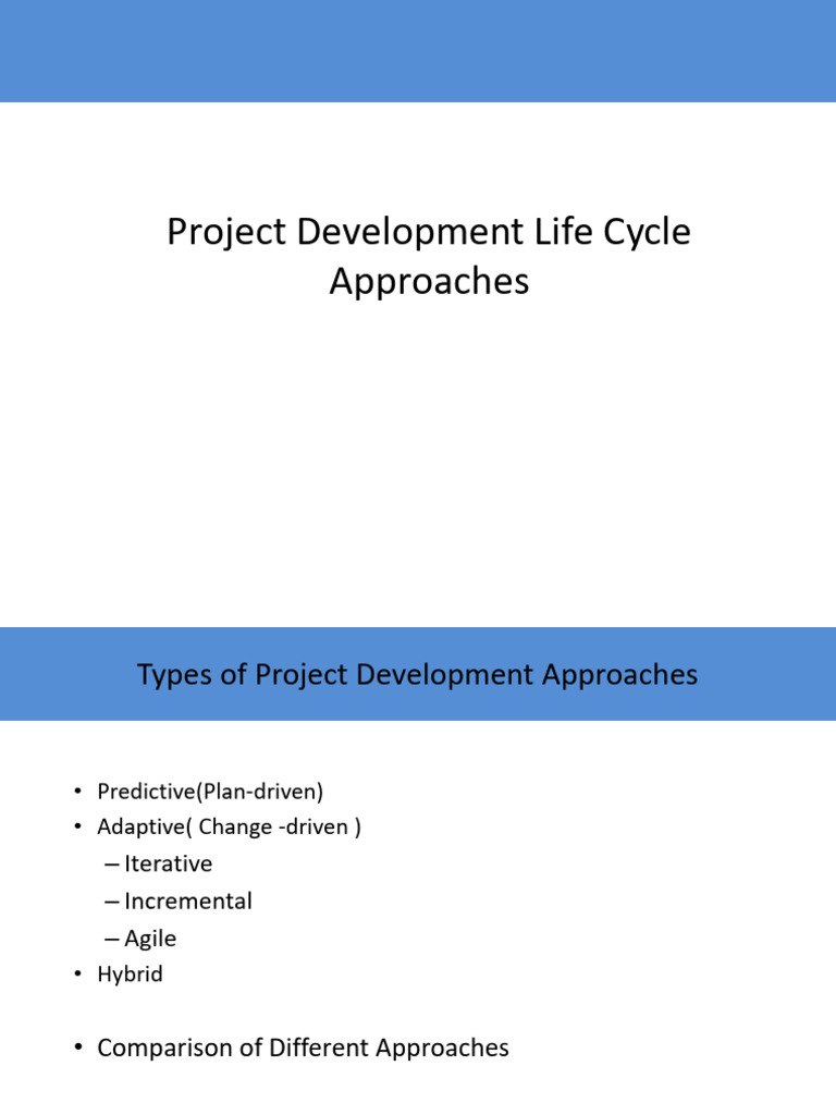 2life Cycle Approaches - Agile Overview | PDF | Agile Software ...