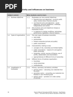 IGCSE Business Studies Edexcel 4BSO | PDF | Knowledge | Data