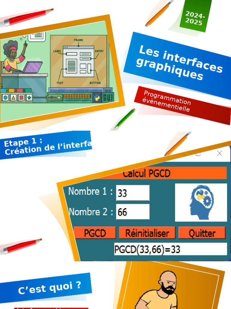 les-interfaces-graphiques | PDF | Interface graphique | Interaction humain-ordinateur
