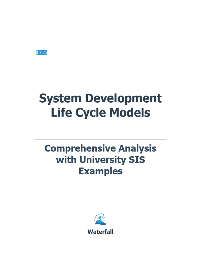 SDLC Waterfall Presentation | PDF | Software Development Process | Systems Engineering