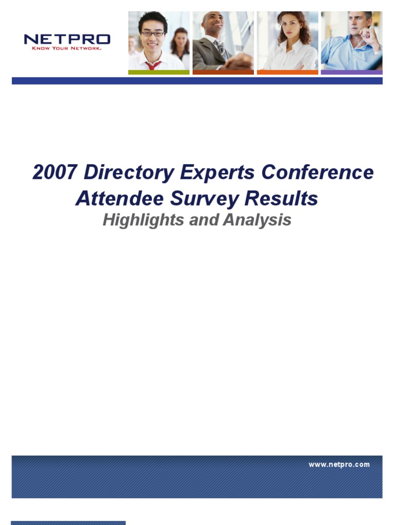 2007 Experts Conference Survey White Paper | PDF | Audit | Internal Audit