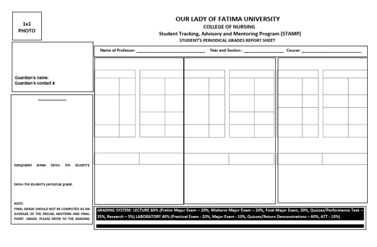 Student Periodical Grades Report Sheet | PDF