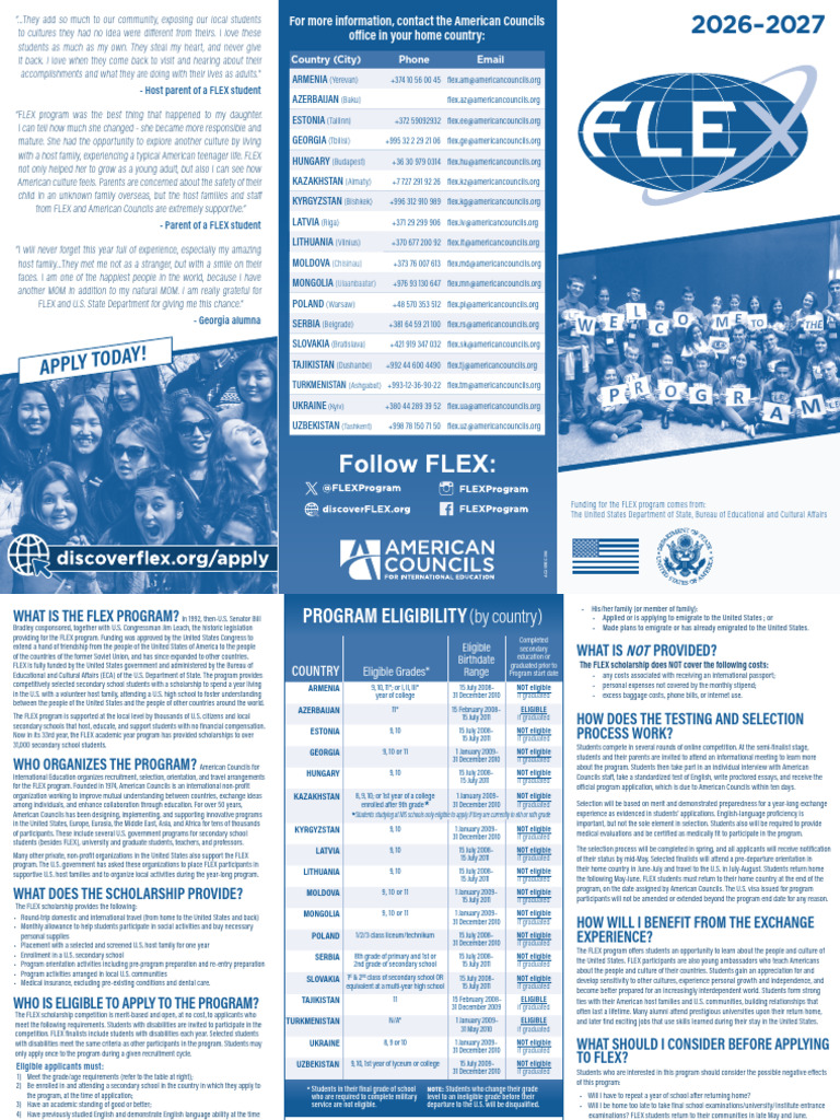FLEX_2026_Program_Brochure | PDF