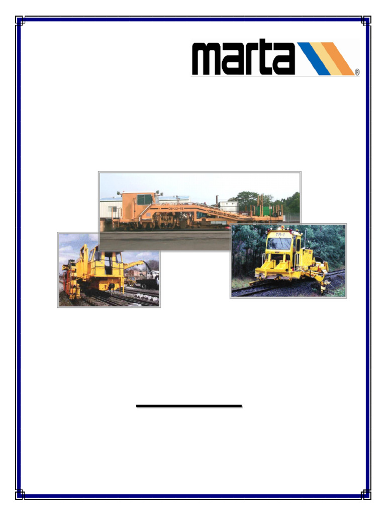 Ballast Track Maintenance Training Guide | PDF