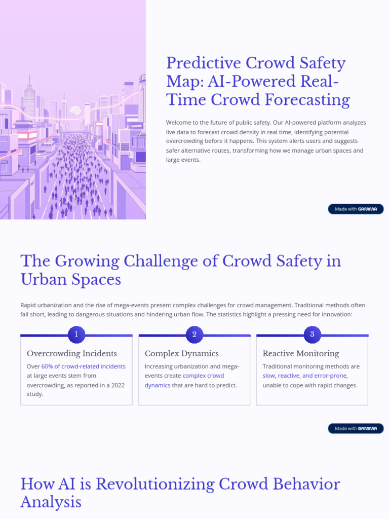Predictive Crowd Safety Map AI Powered Real Time Crowd Forecasting ...