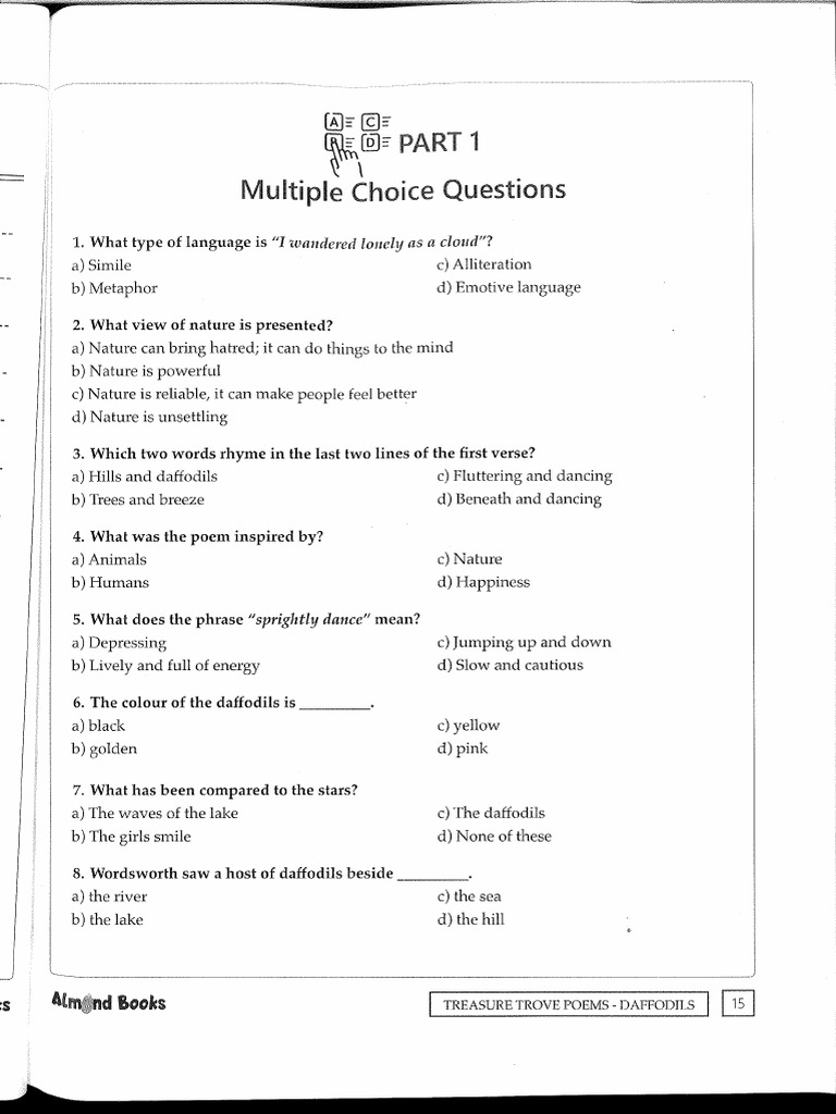 MCQ Poem & Short Story | PDF