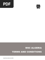 MSC Bill of Lading Terms & Conditions | PDF | Bill Of Lading | Cargo