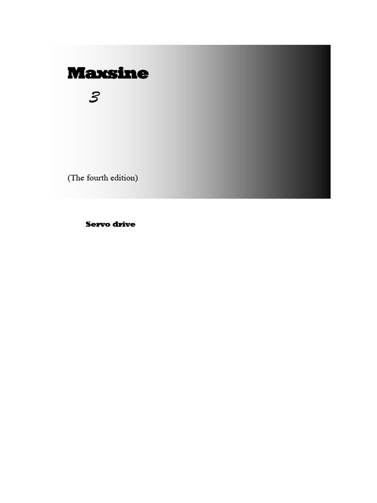 Maxsine EP3 E Series Servo Drive Manual | PDF | Power Supply | Relay