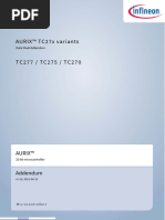 Infineon AURIX TC36x Addendum DataSheet v01 05 en | PDF | Central Processing Unit | Cpu Cache