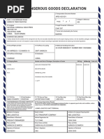 Security Declaration Form | PDF