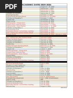 UWA Academic Calendar 2025 Dates | PDF | Academic Term | Educational ...