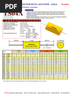 Polyester Capacitor Datasheet | PDF | Capacitor | Quantity