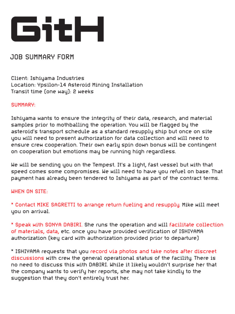 Y14 Job Form 02 | PDF