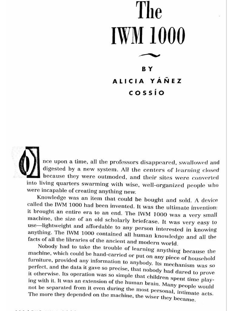 The IWM 1000 | PDF