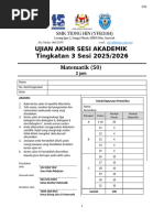 Math Form 1 (UASA 2024) | PDF
