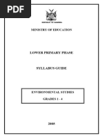 Environmental Studies Syllabus Grades 1-3 | PDF | Learning | Inclusion ...
