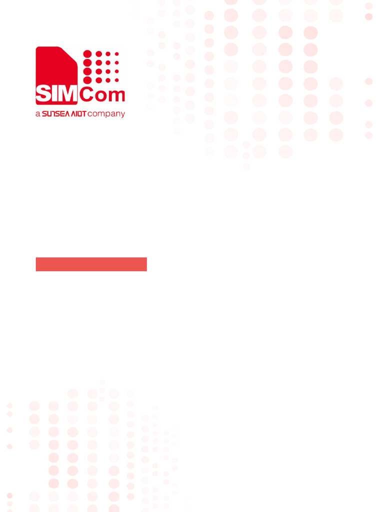 SIM800 Series FM Application Note V1.03 | PDF | Frequency Modulation | Radio