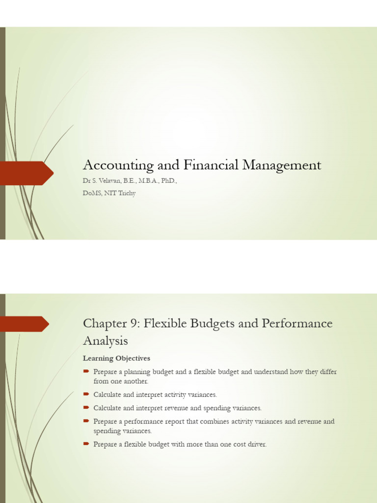 Mca - Afm 2024 - Cma - Chapter 9 - V1 | PDF