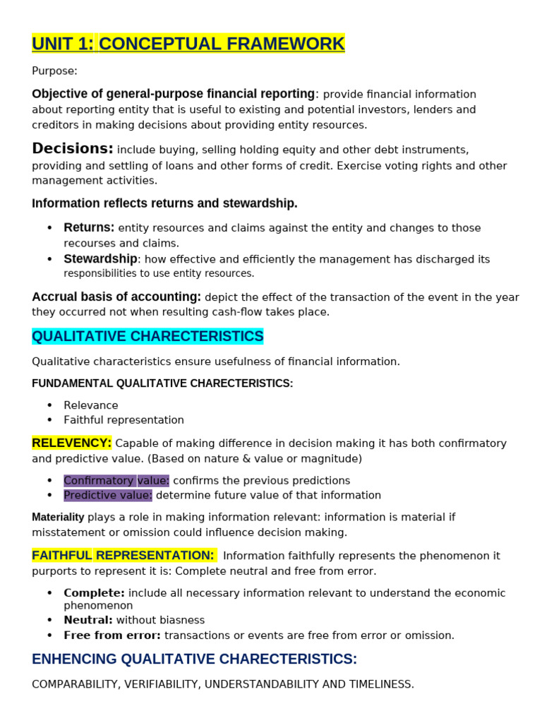 Conceptual Framework 1 & IFRS 13 | PDF | Fair Value | Historical Cost
