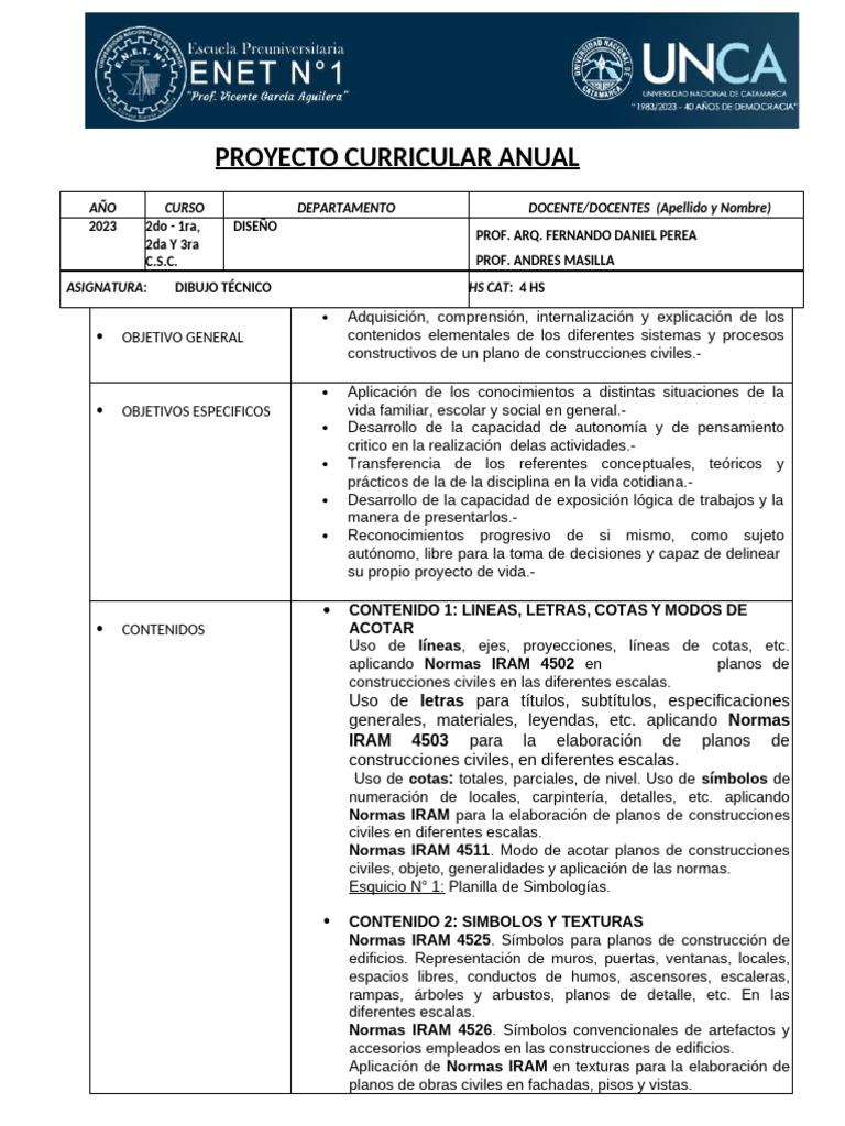 2docsc Pca 2023 Dibujo Tenico | PDF | Perspectiva (Gráfica) | Dibujo ...