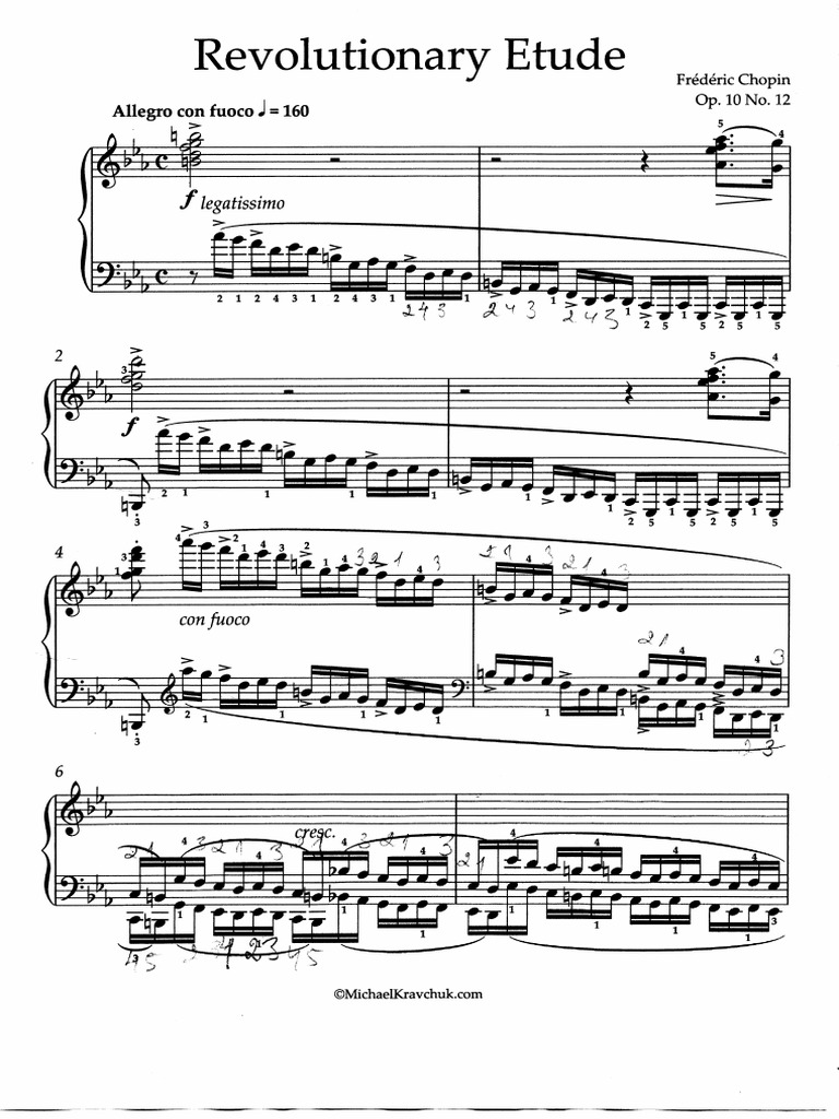 Revolutionary Etude | PDF