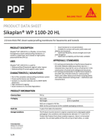 Sikashield w159 Ed15mm | PDF | Adhesive | Building Materials