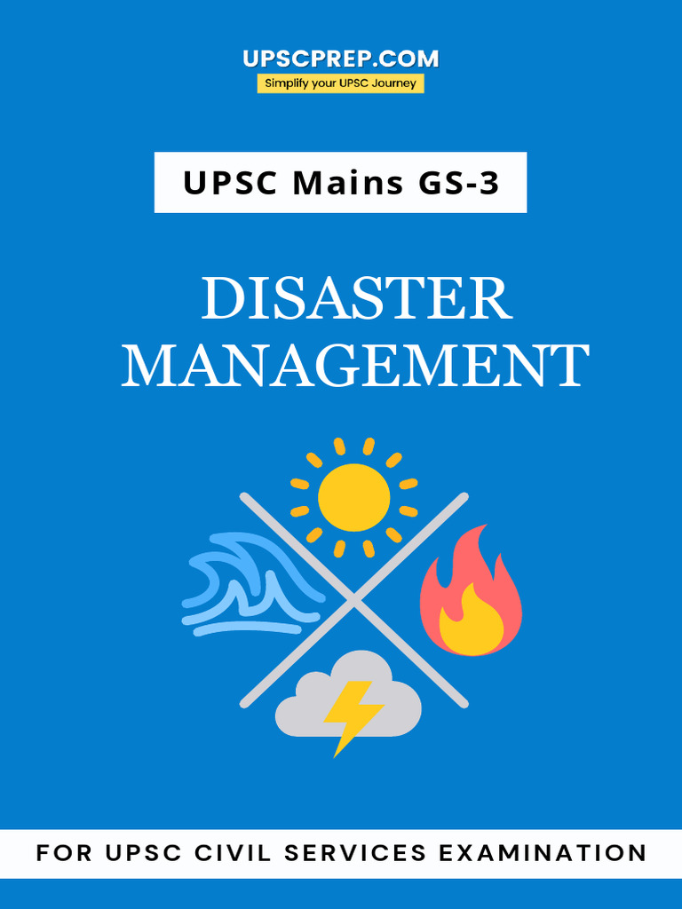 UPSC Disaster Management Course Guide | PDF | Tropical Cyclones ...