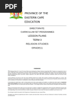 Grade5 LS3 Religion Lesson Plan | PDF | Lesson Plan | Spirituality