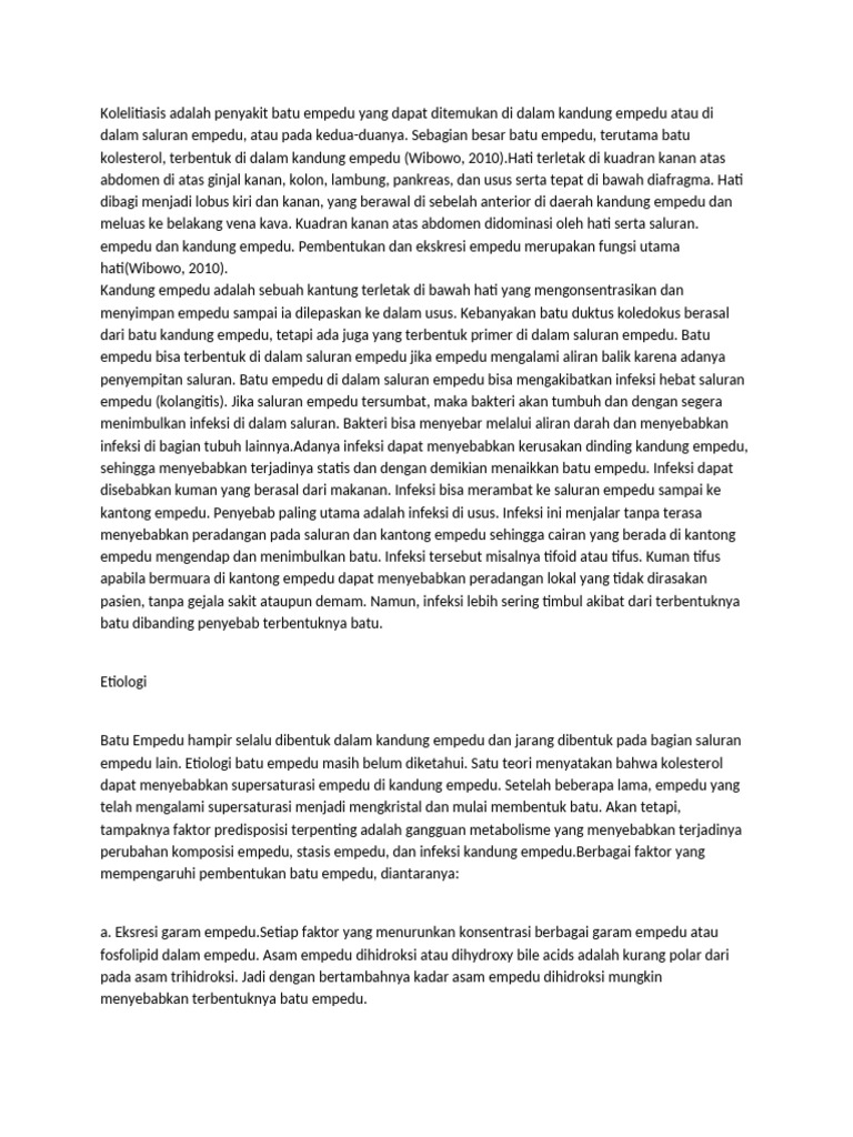 LP Cholelithiasis | PDF