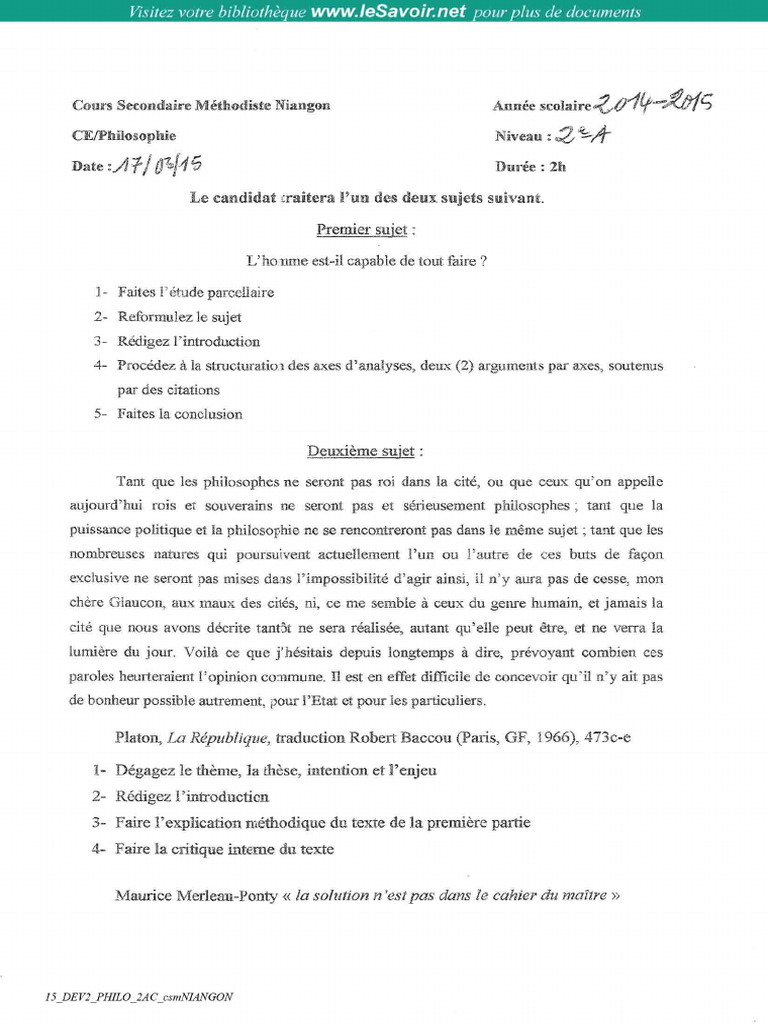 15_DEV2_PHILO_2AC_csmNIANGON (2) | PDF