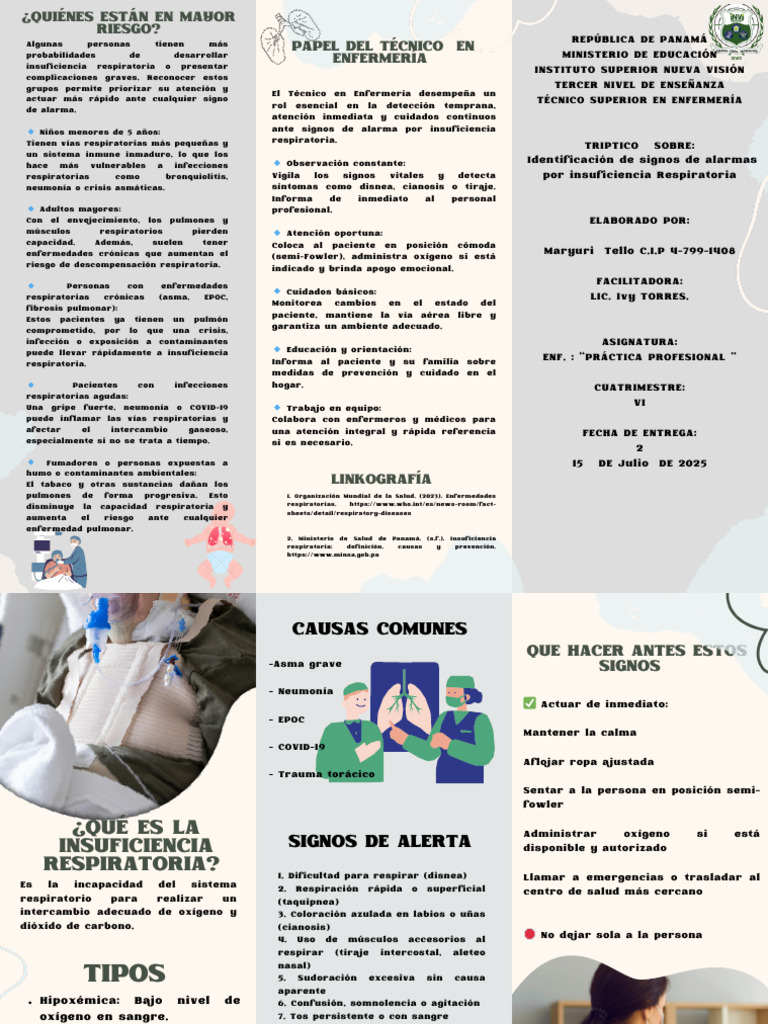 Triptico - 20250714 - 150000 - 0000 | PDF | Neumonía | Asma