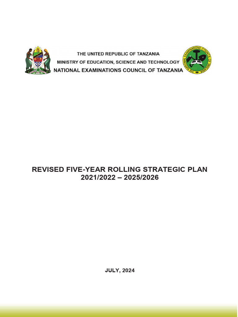 Revised Strategic Plan 2021-2026 | PDF | Strategic Planning | Governance