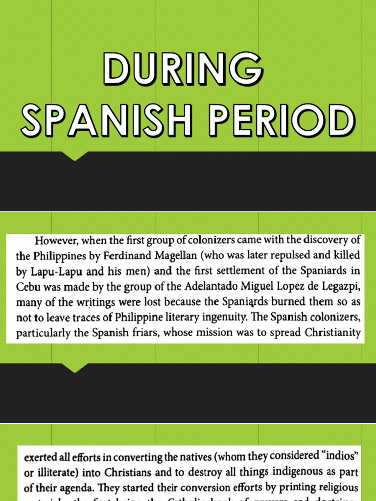 3 Spanish To Contemporary Period | PDF