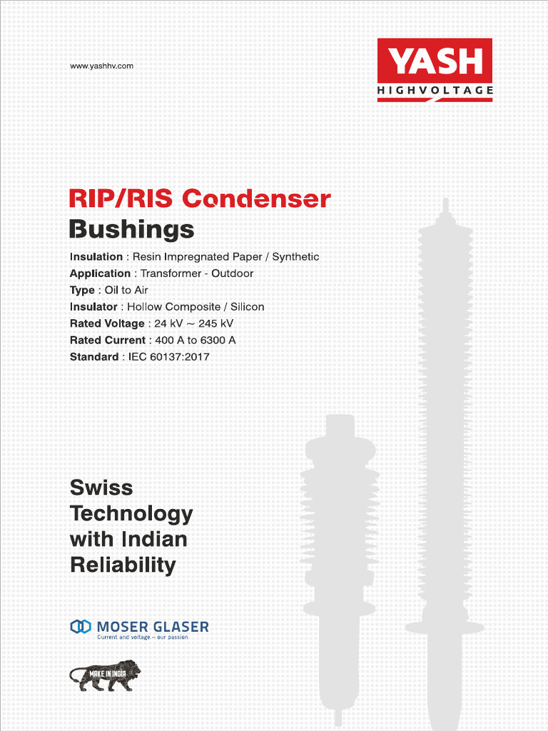 RIP RIS Condenser Bushings | PDF