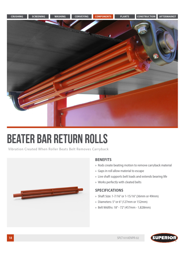 Beater Bar System for Material Handling | PDF