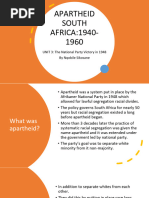 Segregation's Role in Apartheid's Rise | PDF | Racial Segregation ...