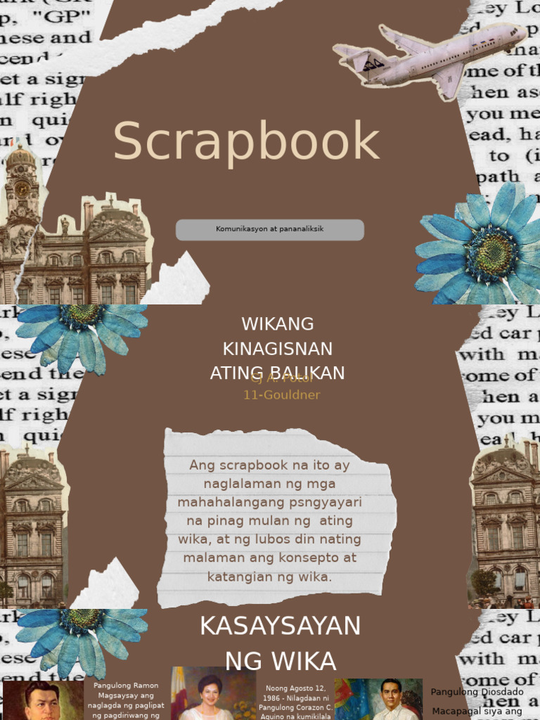 Scrapbook About History of Language | PDF