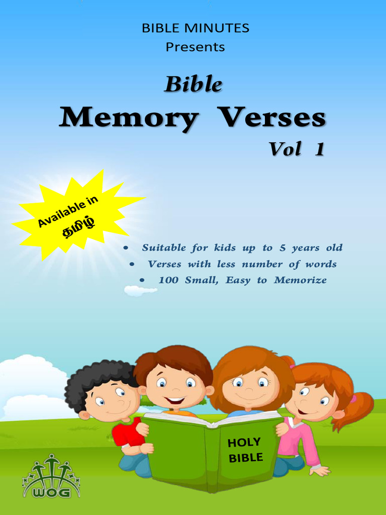 Bible Memory Verses for Kids | PDF | Religious Belief And Doctrine